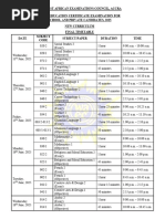 2025 BECE Timetable NEW | PDF