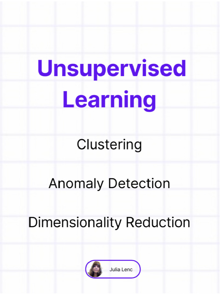Unsupervised Learning | PDF