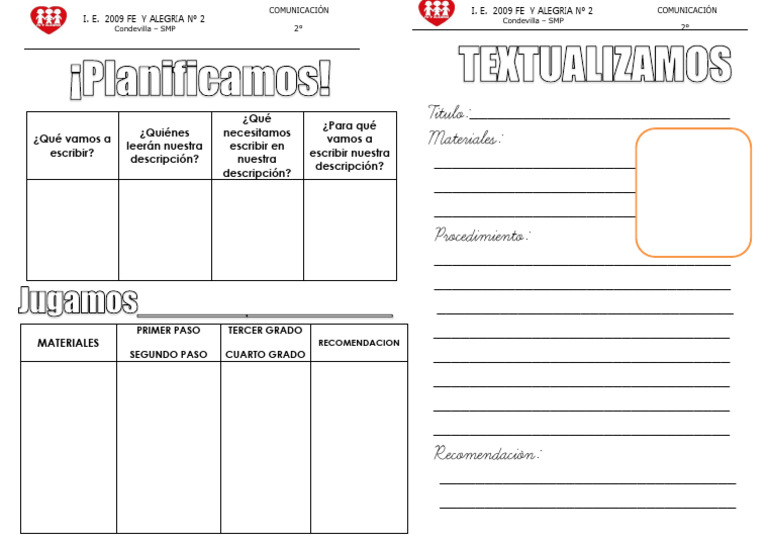 Ficha para Imprimir Texto Instructivo | PDF