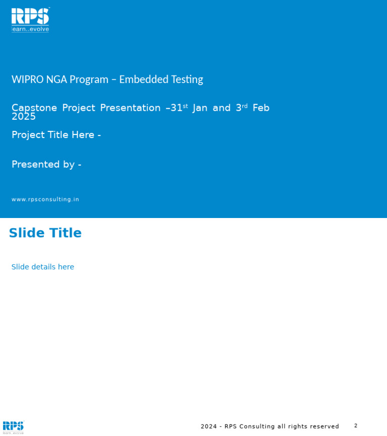 RPS Presentation Template | PDF