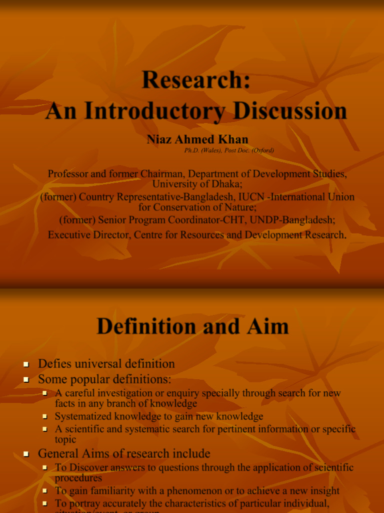 Introduction To Research | PDF | Knowledge | Hypothesis