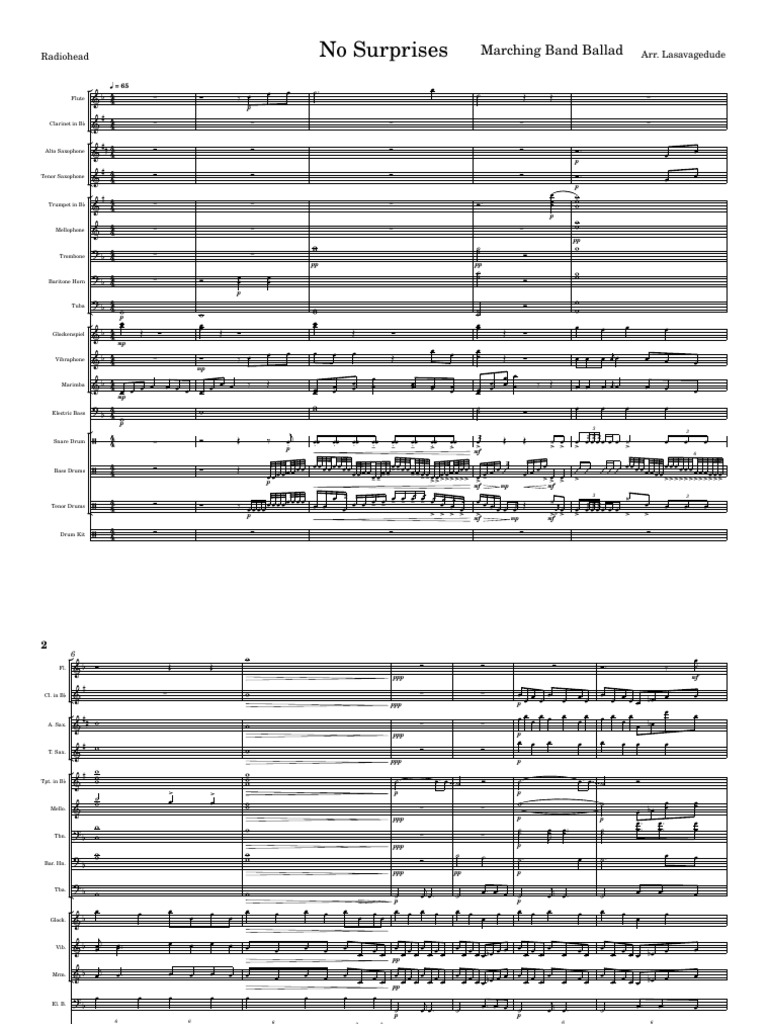 No Suprises | PDF | Aerophones | Musical Instruments