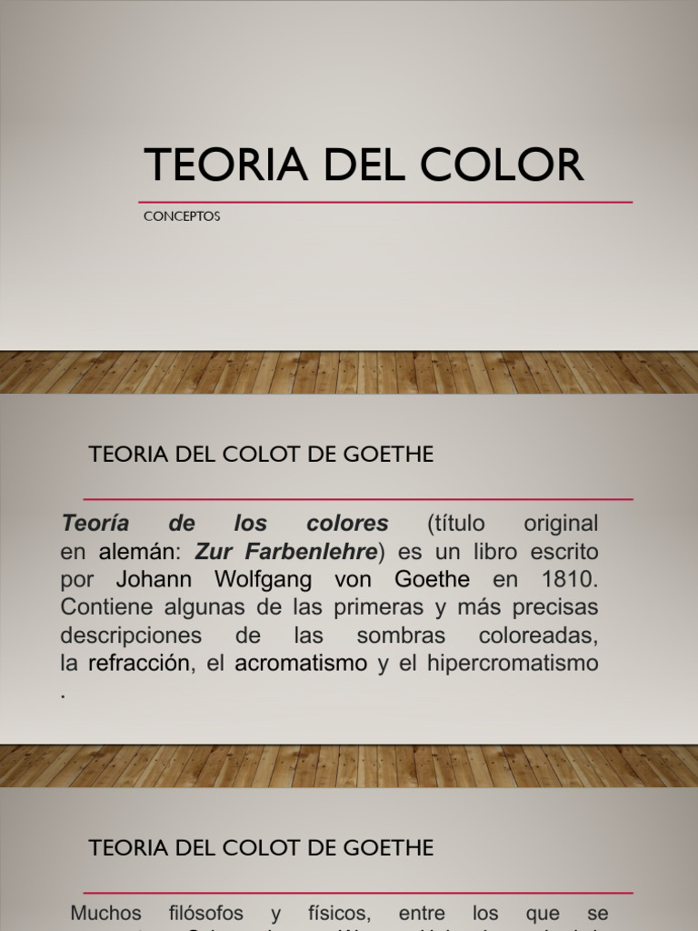 Teoria Del Color 2024 | PDF | Color | Matiz