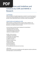 Guidelines of WAME | PDF | Academic Journal | Academic Publishing
