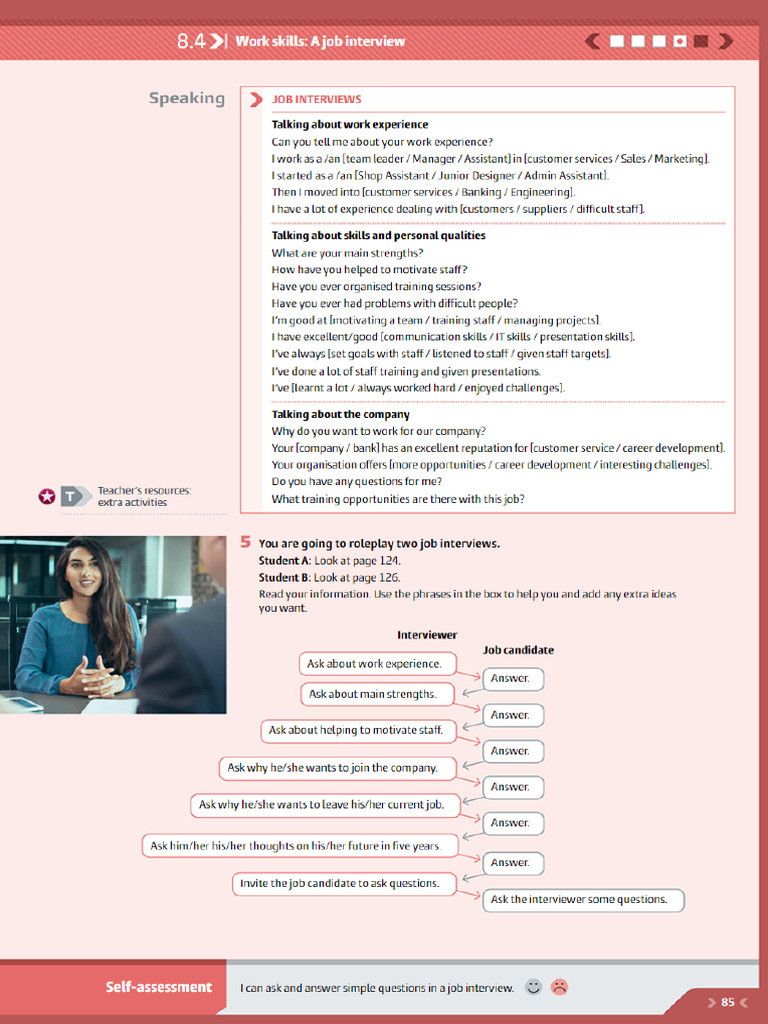 Job Interviews and Vocabulary | PDF
