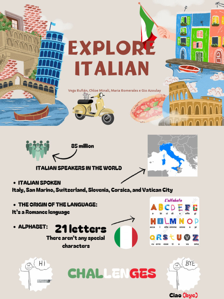 Italian-Maria, Gio, Chloe I Vega | PDF | Linguistics