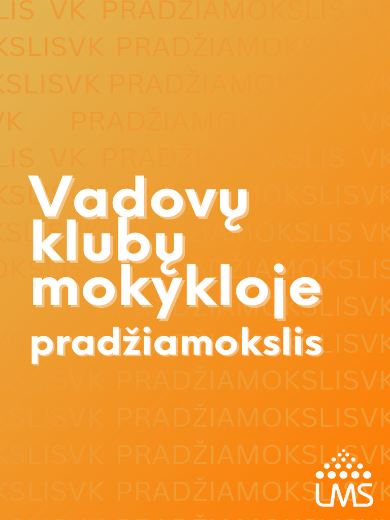 VKM Pradžiamokslis | PDF