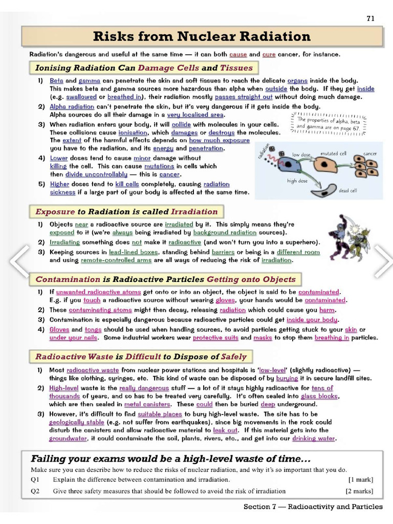 Section - 7 Radioactivity 1 3 | PDF