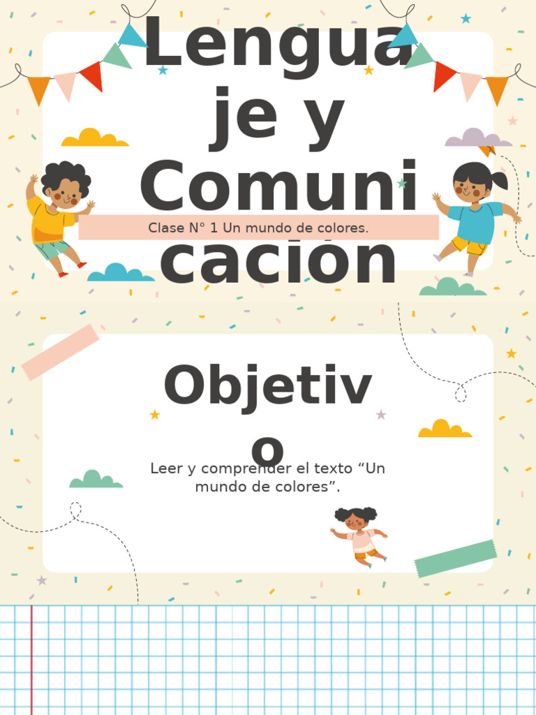Actividades de lectura: Un mundo de colores | PDF