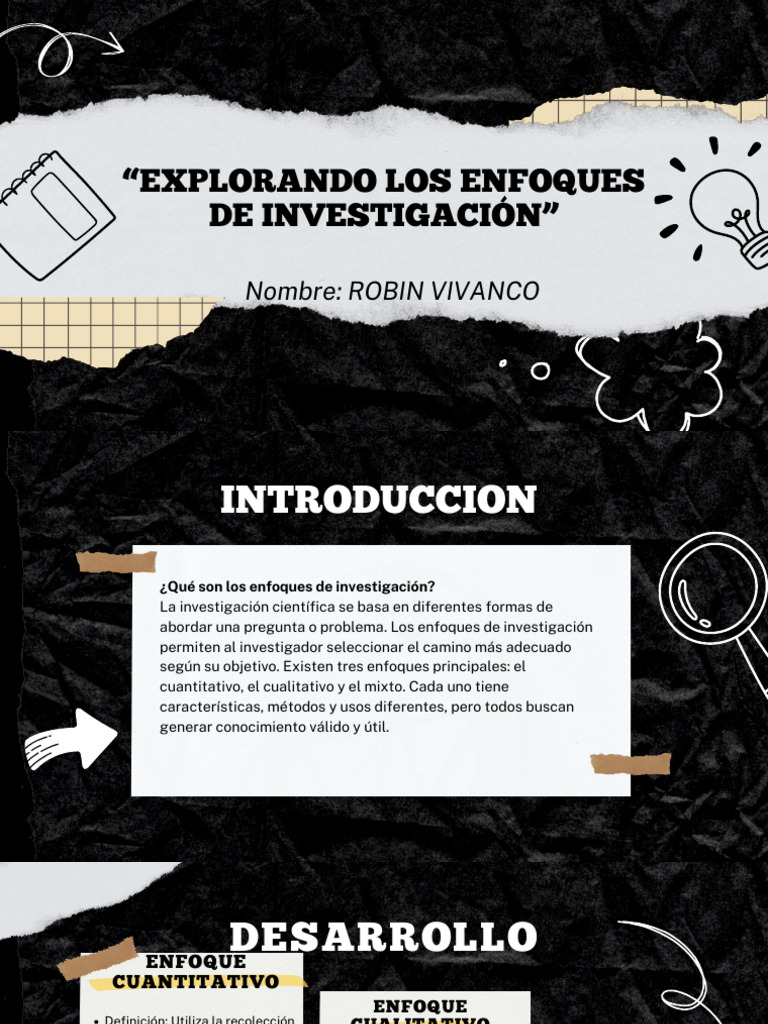 Los Enfoques | PDF | Método científico | Datos