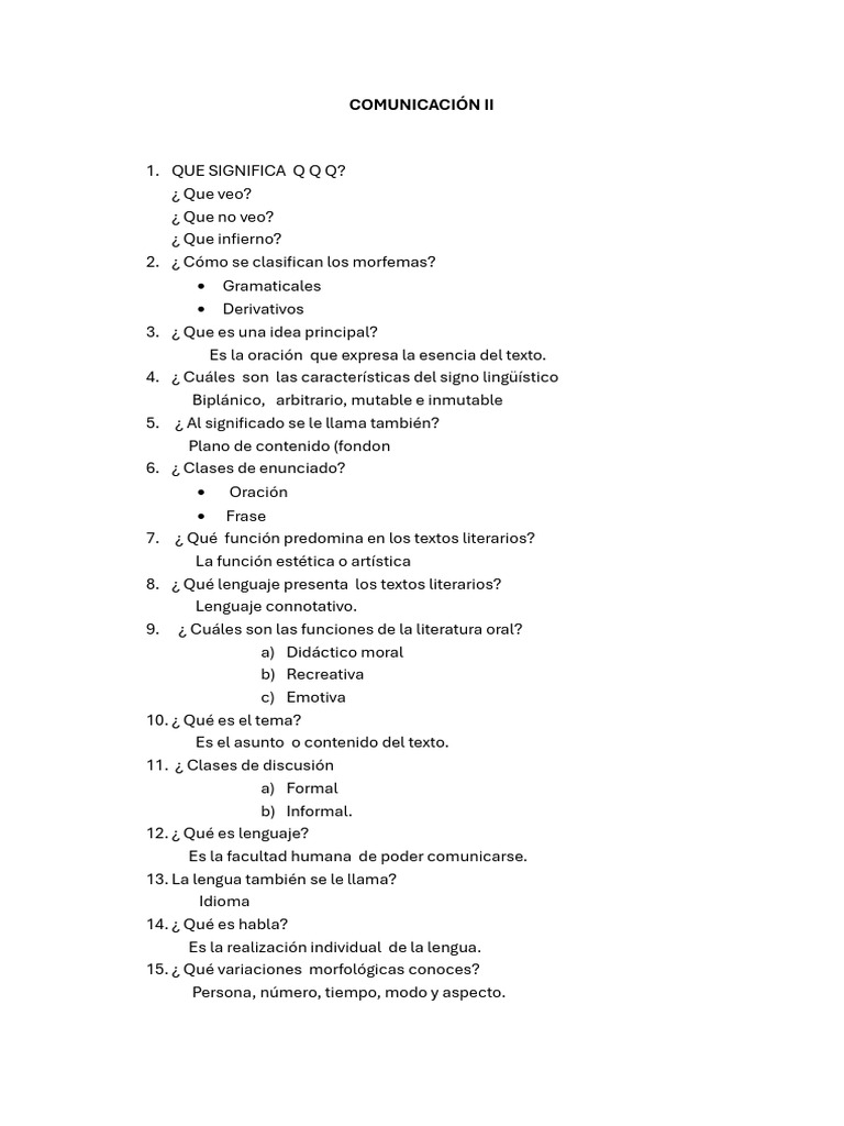 Comunicación II | PDF