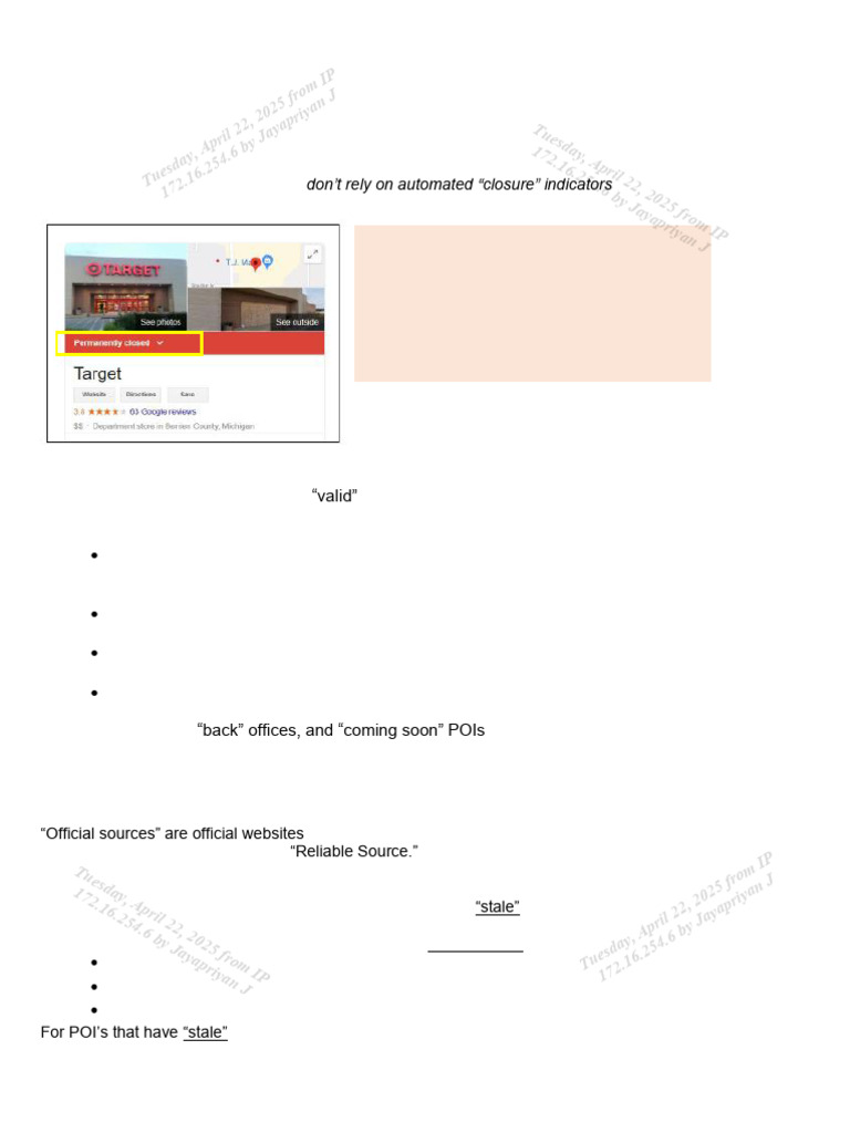 POI Validity Verification Guidelines | PDF | Cyberspace | Computing