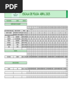 Escala de Folga 2025 | PDF