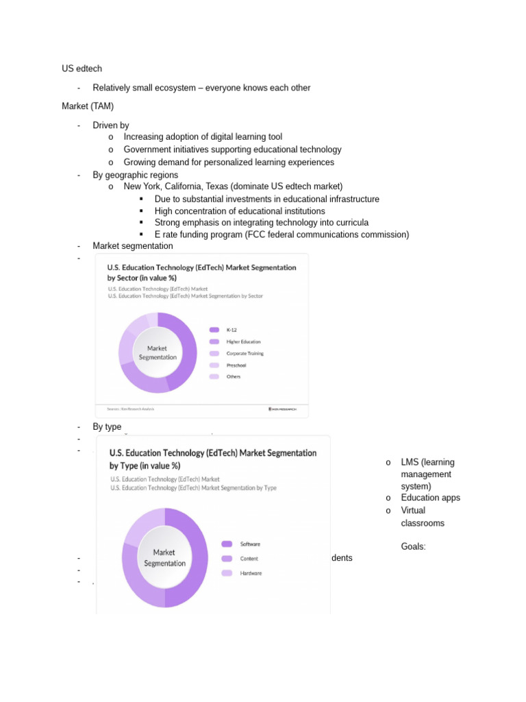 US Edtech Industry | PDF