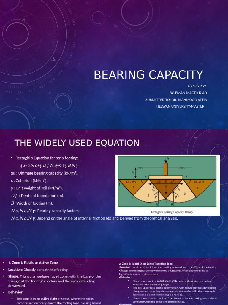 Bearing Capacity | PDF | Continuum Mechanics | Applied And ...