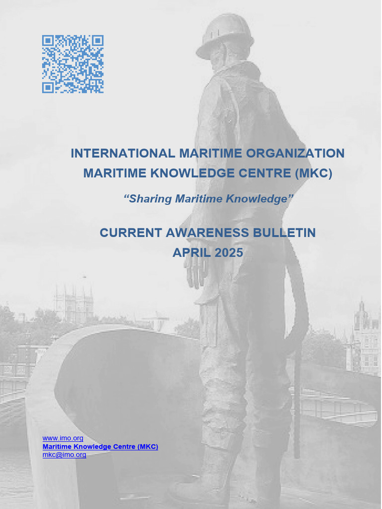 IMO Maritime Knowledge Centre | PDF | Climate Change Mitigation