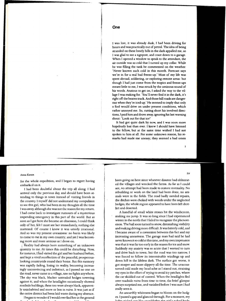 Anna Kavan - Ice Chapter 1 Excerpt OCR | PDF