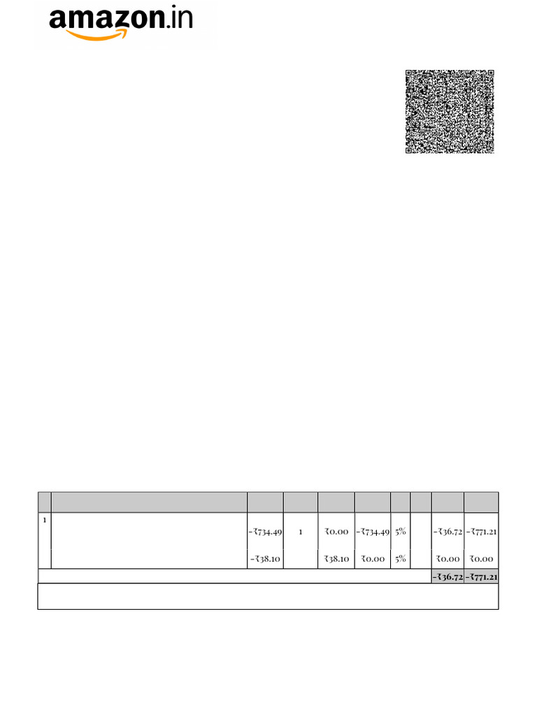 Invoice Credit Note Xhkw-c-18637 | PDF | Invoice | Government Finances