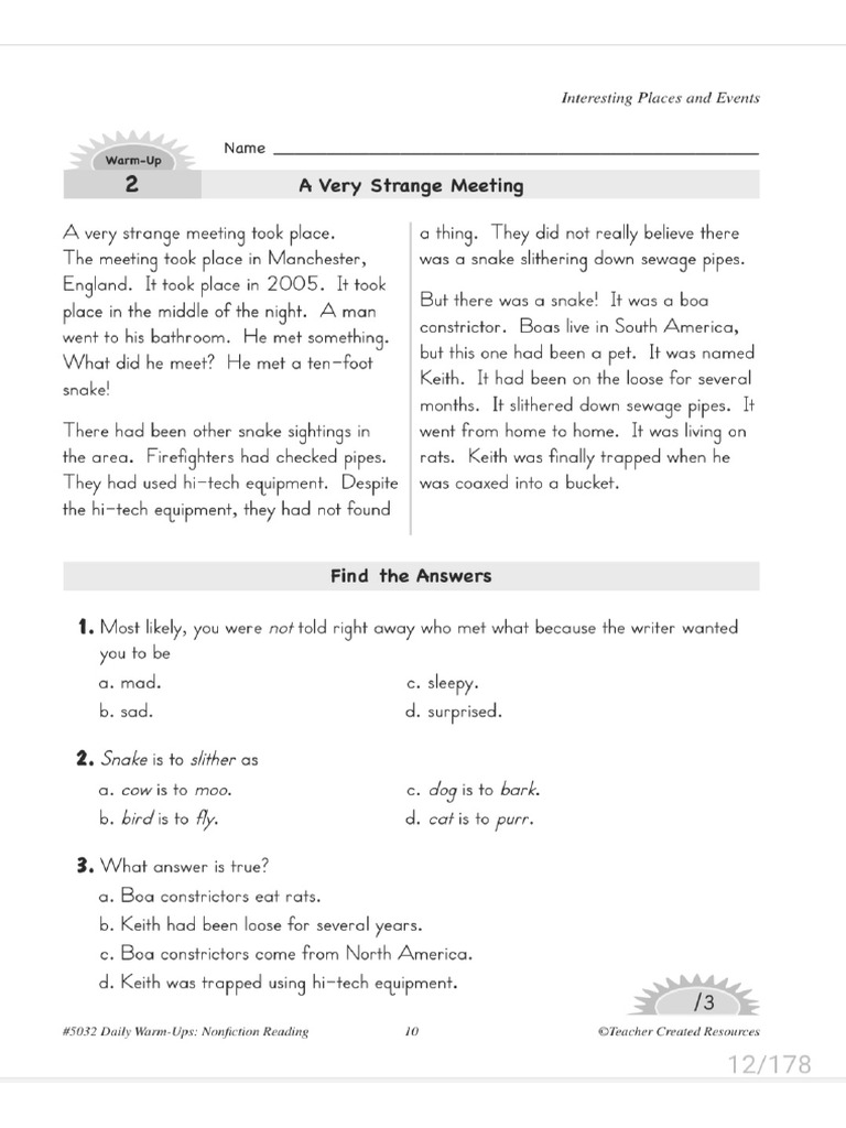 A Very Strange Meeting | PDF