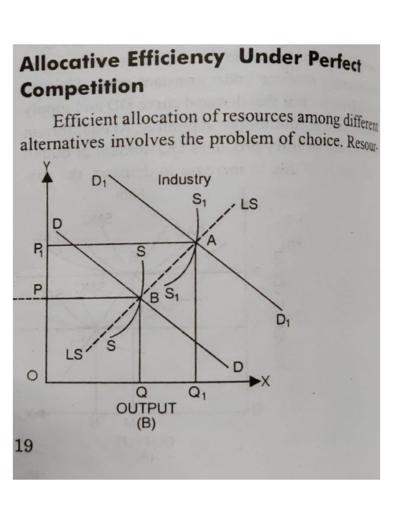Perfect Competition-Part3 - Allocative Efficiency and Numericals | PDF