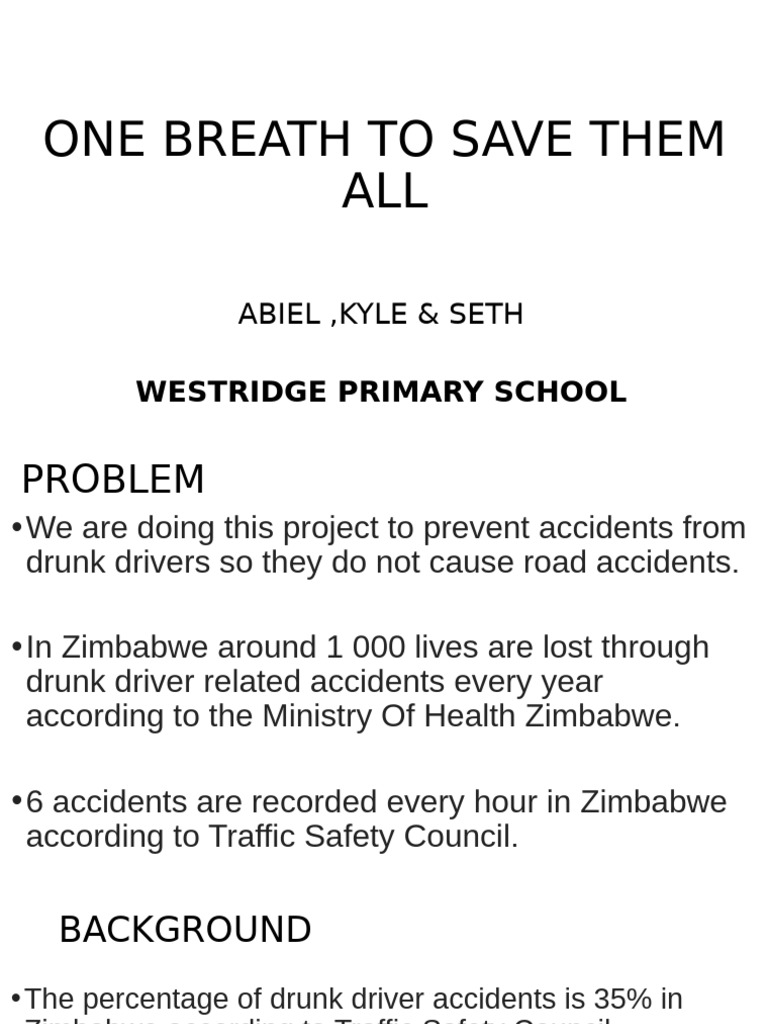 One Breath To Save Them All | PDF | Traffic Collision | Land Transport