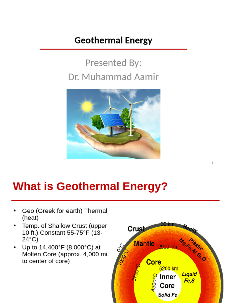 Lecture 8 Geothermal-Energy | PDF | Steam | Power Station