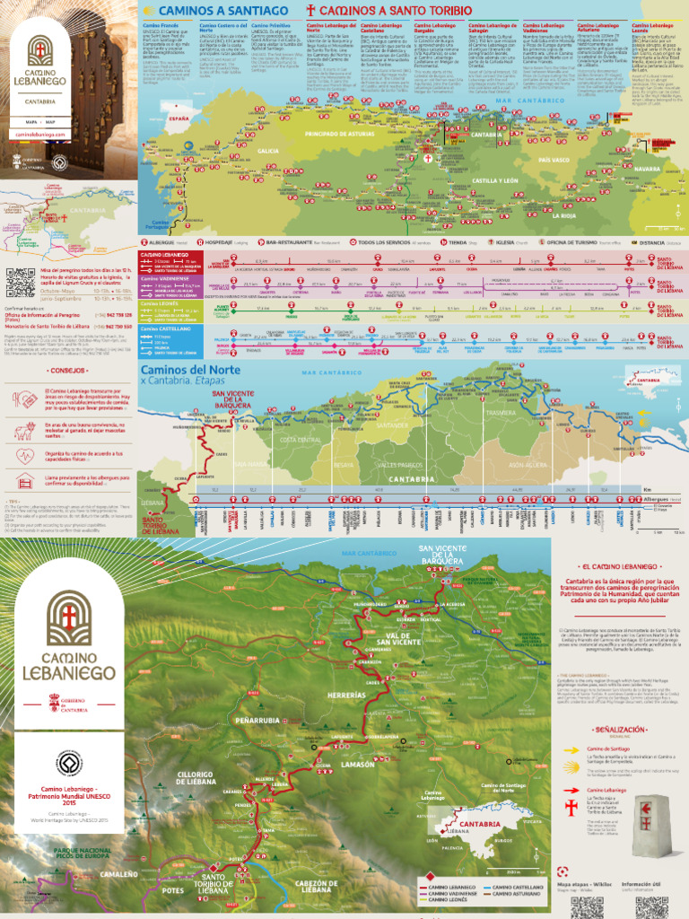 Mapa Camino Lebaniego 2024 | PDF