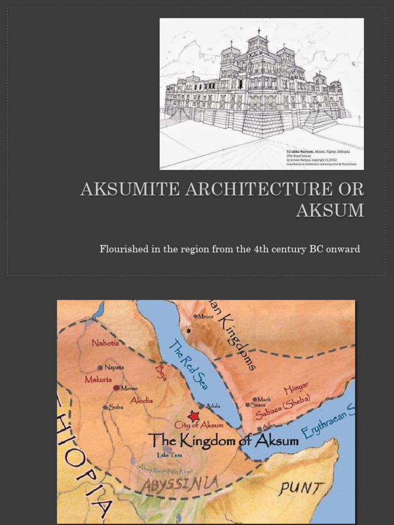 AKSUMITE ARCHITECTURE OR AKSUM Flourishe | PDF | Architectural Design ...