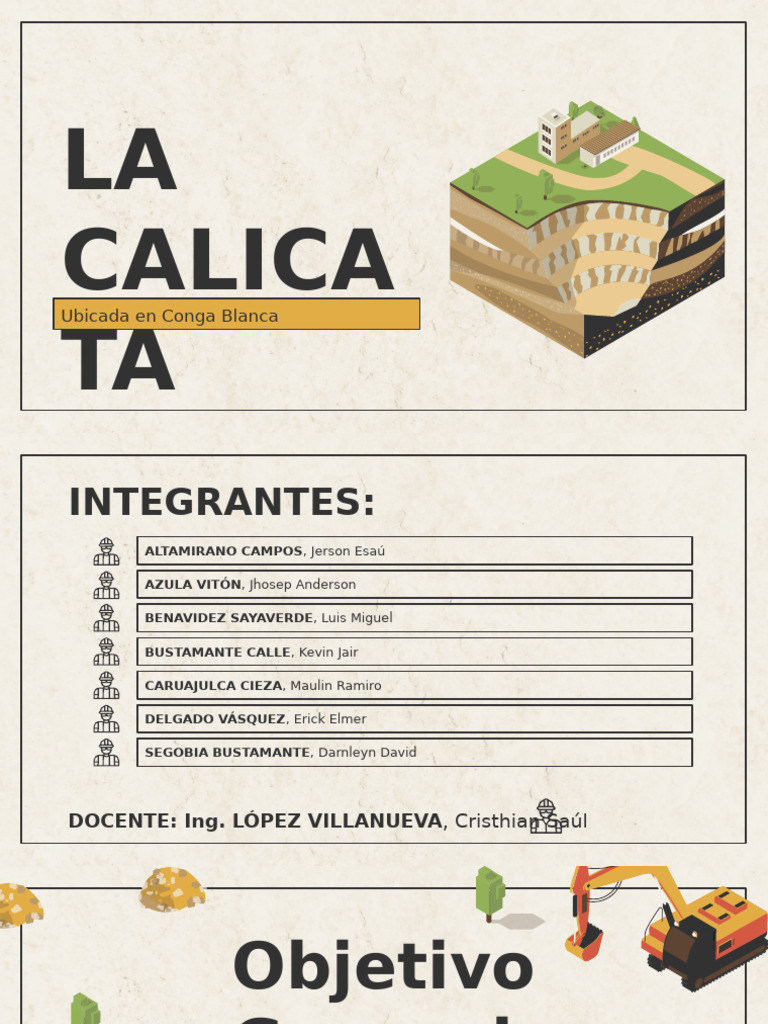 Calicata I | PDF | Suelo | Estrato