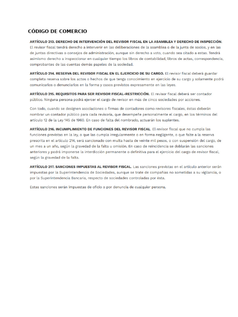 Código de Comercio | PDF