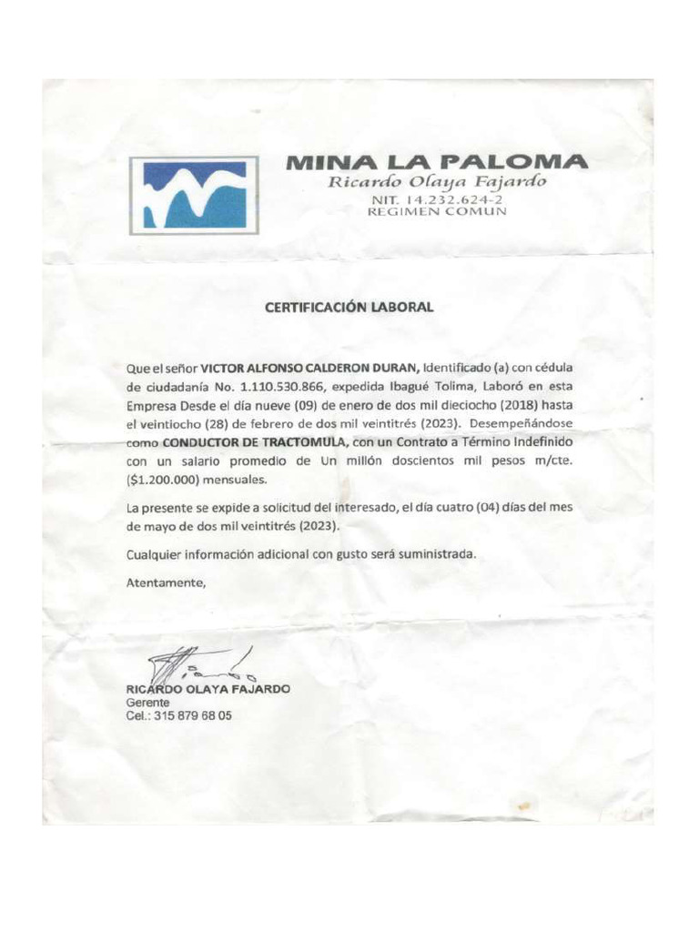 Certificados_Laboral (4) | PDF