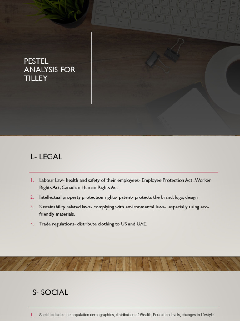 PESTEL Analysis of Tilley Clothing | PDF