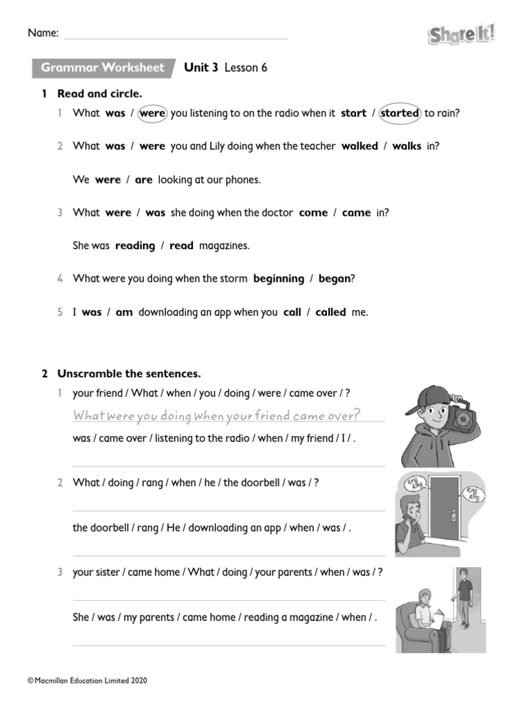 Unit 3 5th Grade Grammar 2 | PDF