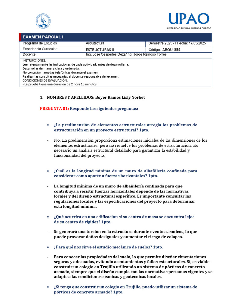 Ep Estructuras Ii | PDF | Hormigón