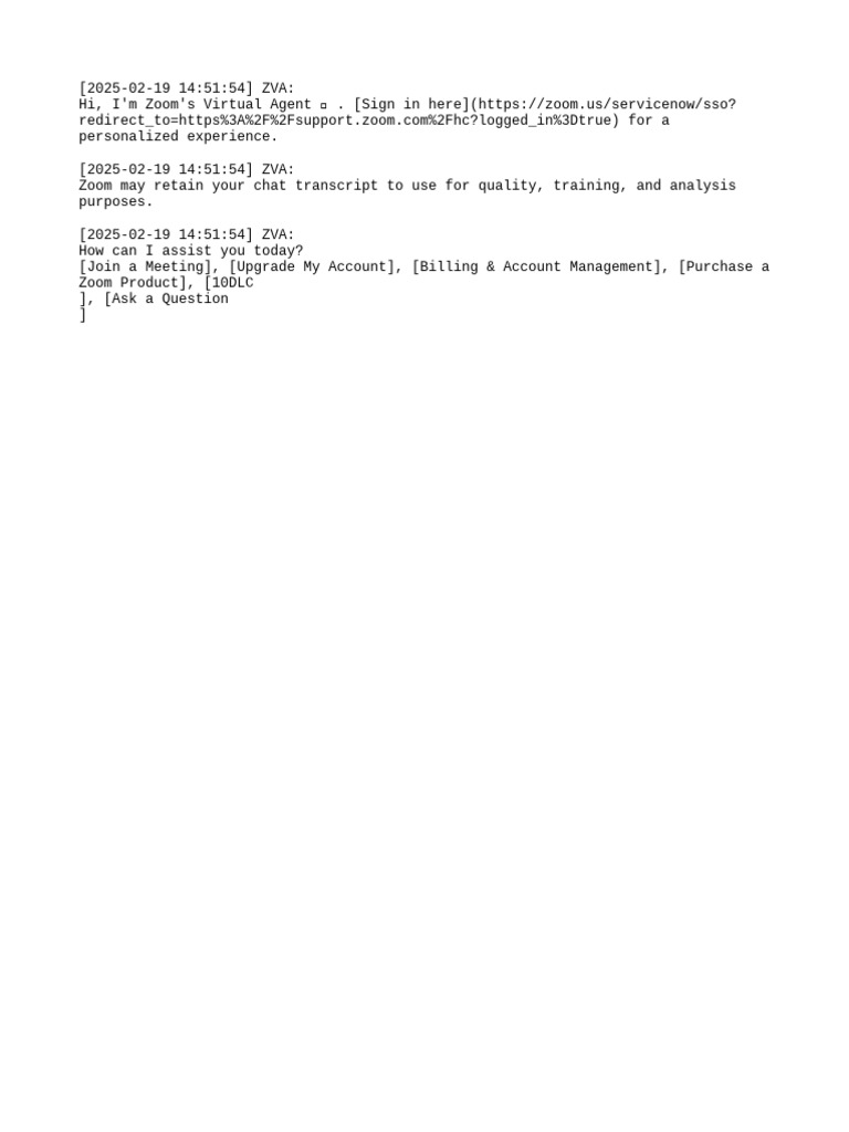 Zoom Chat Transcript Retention Policy | PDF