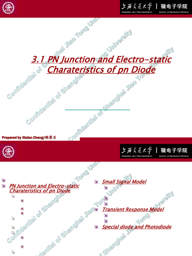 PN Junction and Diode Fundamentals | PDF | P–N Junction | Diode