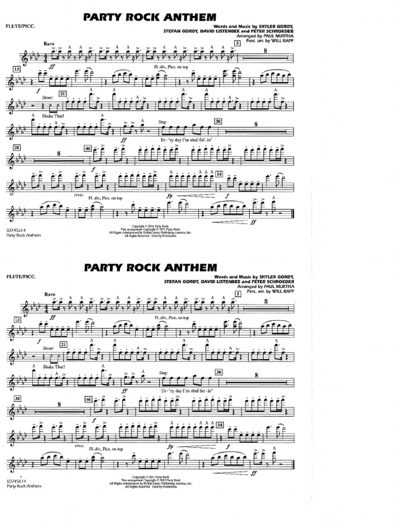 Party Rock Anthem | PDF