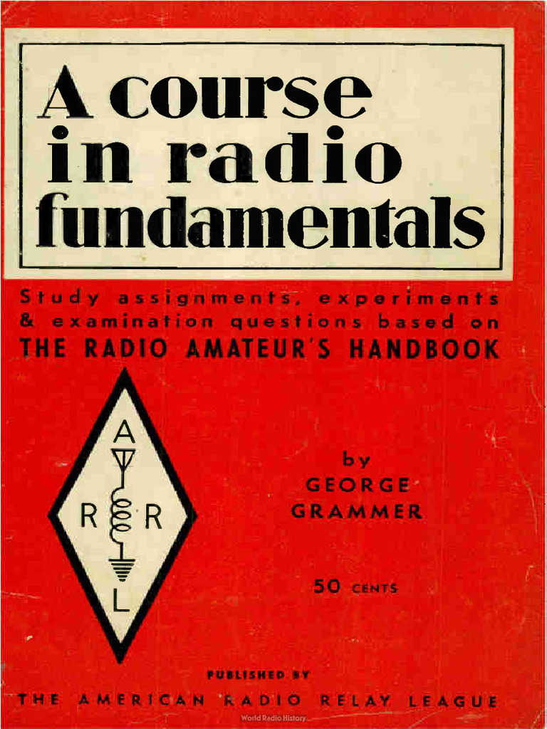 Radio Fundamentals Study Course Guide | PDF | Magnet | Inductor