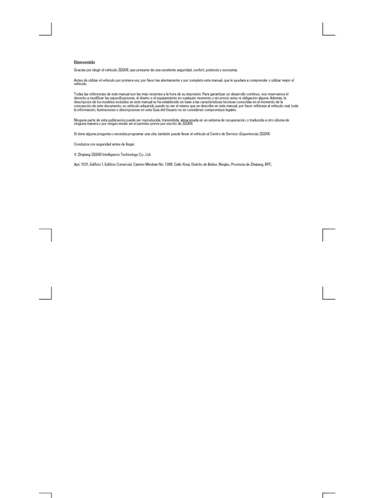 Manual del Usuario ZEEKR X | PDF | Tecnologías automotrices | Vehículos