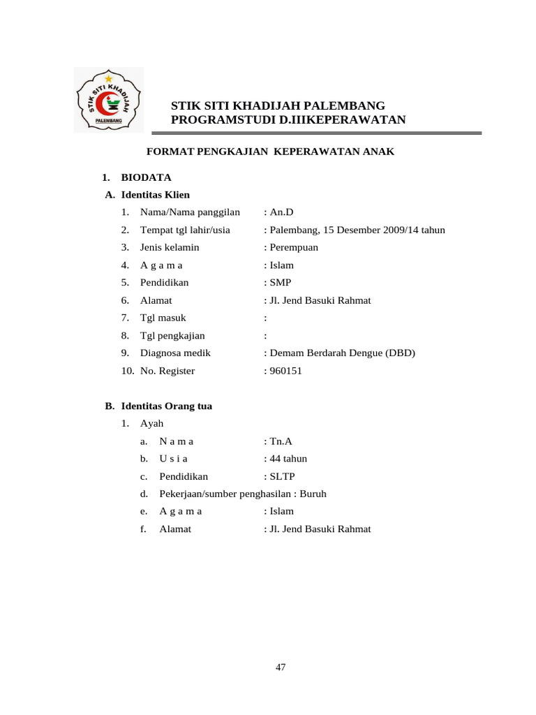 Laporan Kasus DBD Anak | PDF