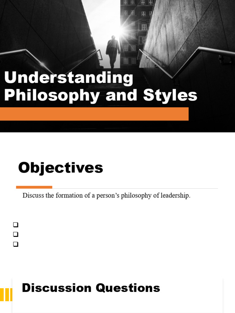 Leadership Philosophy and Styles Overview | PDF | Leadership | Theory