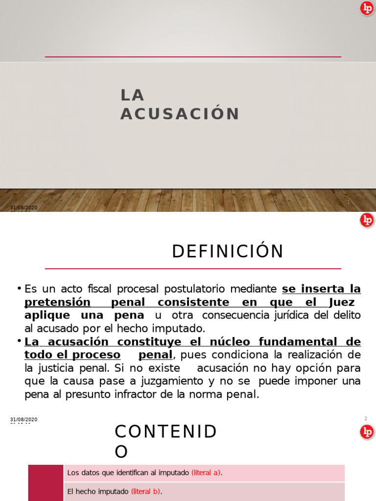 La Acusación y Auto de Enjuiciamiento | PDF | Fiscal | Derecho penal