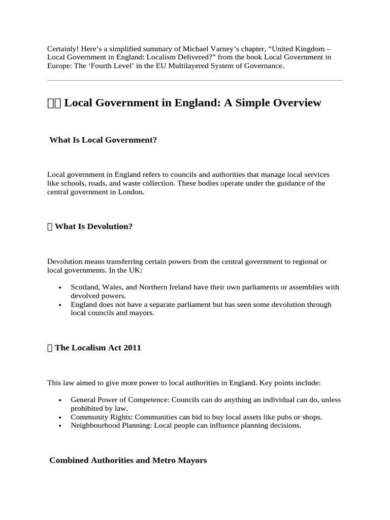 Документ | PDF | Devolution | United Kingdom