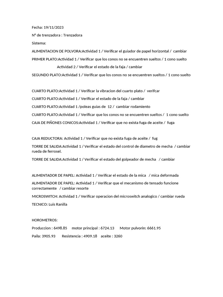Ranilla Check | PDF
