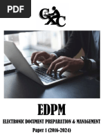 CSEC EDPM Paper 1 Instructions 2025 | PDF | Cakes | Fax