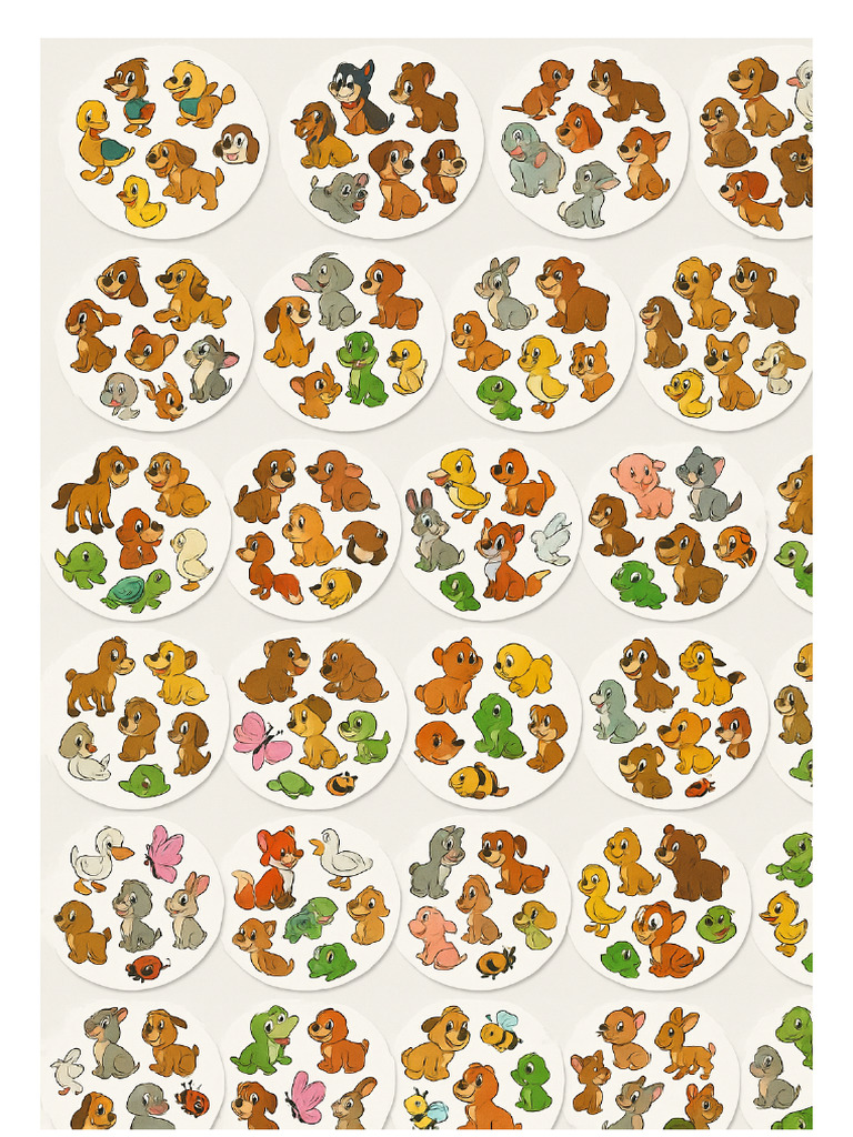 Dobble Animales 31 Cartas | PDF