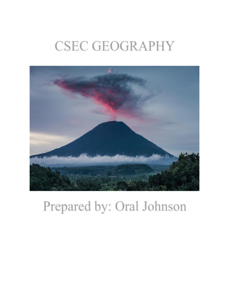 CSEC GEOGRAPHY NOTES - Updated With Page Numbers - 250326 - 084859 ...