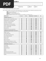 Weiss Symptom Record II WSR II Checklist Automatic Scoring Report ...