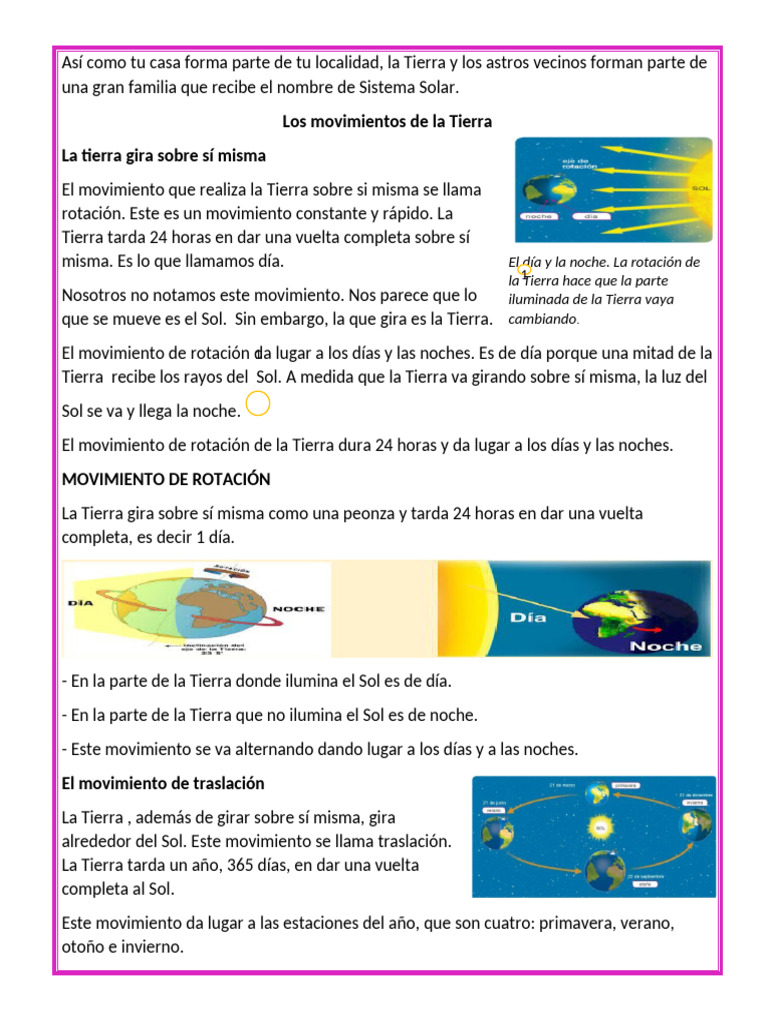 FICHA DE CyT | PDF | Invierno | Tierra