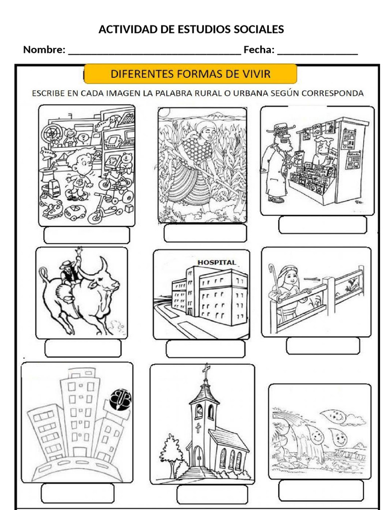Actividad de Estudios Sociales | PDF